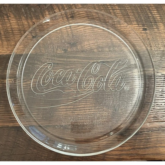 Coca Cola | Accents | Vintage Coca Cola Logo Clear 3 Round Glass ...